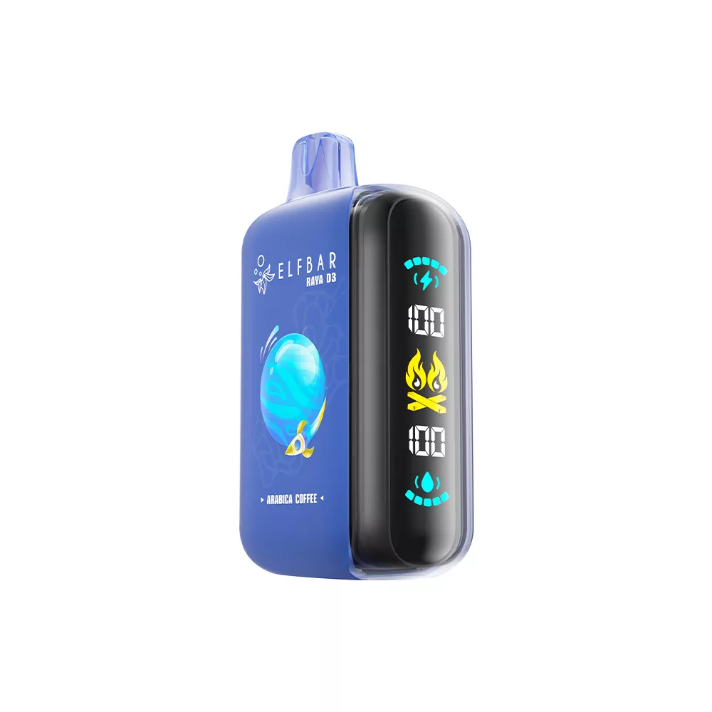 ELF BAR RAYA D3 - Káva Arabica Einweg-Vape
